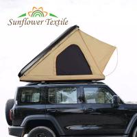 China 210x130cm Waterproof Aluminum Triangle Roof Top Tent for 2-3 Persons for sale
