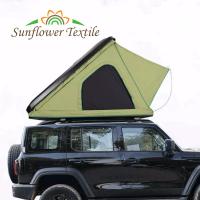 China 210x130cm Waterproof Aluminum Triangle Roof Top Tent for 2-3 Persons for sale