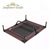 China 600D Oxford Elevated Pet Cot Dog Bed 76x61x18cm Outdoor Portable Pet Cot for sale