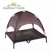 China 600D Oxford Elevated Pet Cot Dog Bed 76x61x18cm Outdoor Portable Pet Cot for sale