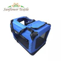 China 51*33*33cm Different Sizes Custom Color 600D Polyester Folding Dog Transport Travel Box for sale