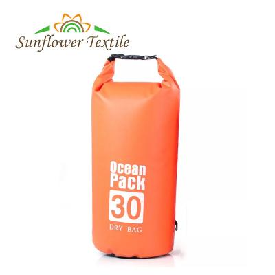 China 37x71CM 30L Waterproof Fabric Dry Bag Backpack Floating Lightweight Backpack for sale