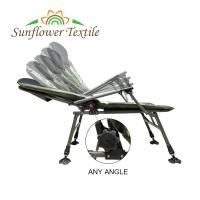 China Portable Foldable Fishing Chair 6Kgs Capacity Adjustable Backrest Outdoor Sports Seat for sale