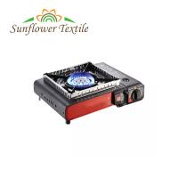 China Portable Outdoor Camping Gas Stove Burner 34x25x8cm Iron Construction Easy Carry for sale