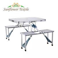 China Aluminum Alloy Folding Picnic Table and Chairs Set 85x67x39.5cm Custom Color Outdoor Camping for sale