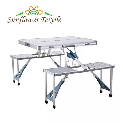 China Aluminum Alloy Folding Picnic Table and Chairs Set 85x67x39.5cm Custom Color Outdoor Camping for sale