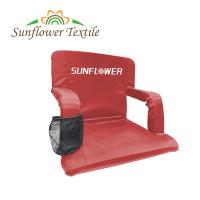 China Heavy Duty Foldable Stadium Chairs With Arms Padded Bleacher Seats Custom for sale