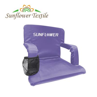 China Portable Folding Stadium Chair Personalized Purple Comfortable for sale