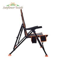 China Heated Folding Outdoor Camping Lawn Chair 58x89x100cm Oxford Cloth Iron Frame for sale