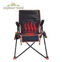 China Heated Folding Outdoor Camping Lawn Chair 58x89x100cm Oxford Cloth Iron Frame for sale