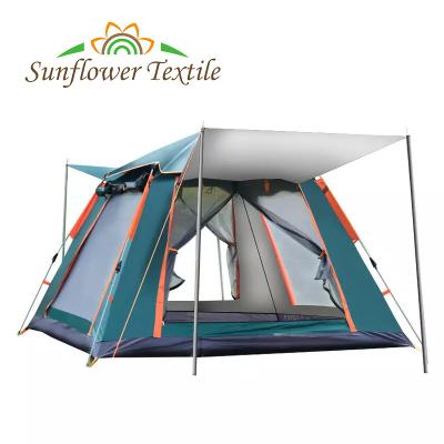 China 210D Silver Coated Sunscreen Cloth Pop Up Tent 215x215cm Waterproof Camping Tent for sale