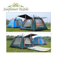 China 210D Silver Coated Sunscreen Cloth Pop Up Tent 215x215cm Waterproof Camping Tent for sale