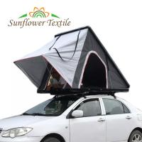 China 130x205x150cm Aluminum Alloy Four-Season Waterproof Hard Shell Roof Top Tent for Camping for sale