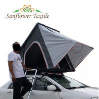 China 130x205x150cm Aluminum Alloy Four-Season Waterproof Hard Shell Roof Top Tent for Camping for sale
