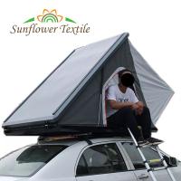 China 130x205x150cm Aluminum Alloy Four-Season Waterproof Hard Shell Roof Top Tent for Camping for sale