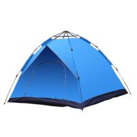 China Automatic Outdoor Waterproof Tent 200x200x145cm 1500-2000mm 190 Silver Cloth for sale