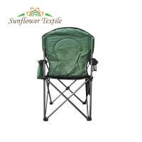 China Luxury Folding Camping Chair with Cooler Bag 150kg Capacity 52x52x98cm for sale