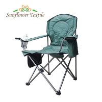 China Luxury Folding Camping Chair with Cooler Bag 150kg Capacity 52x52x98cm for sale