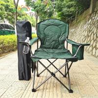 China Oxford Cloth Folding Camping Chair 52x52x98cm Compact Collapsible with Carrying Bag 150kg Capacity for sale