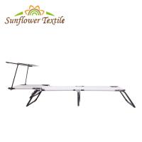 China 187x53x27cm Portable Beach Lounge Chair with Oxford Fabric and Footrest for sale