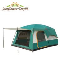 China 430x305x200cm Oxford Automatic Outdoor Camping Tent 5-12 Person Two Bedroom Living Room for sale