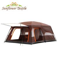 China 430x305x200cm Oxford Automatic Outdoor Camping Tent 5-12 Person Two Bedroom Living Room for sale