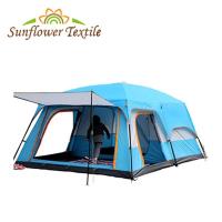 China 430x305x200cm Oxford Automatic Outdoor Camping Tent 5-12 Person Two Bedroom Living Room for sale