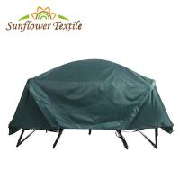 China Army Green Oxford Double Cabin Camping Tent with Bed 210x120x120cm Quick Setup for sale