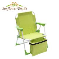 China Oversized Blue Foldable Fishing Chair Steel Frame Oxford Fabric 300lb Capacity for sale