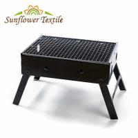 China Cold Rolled Iron Portable Folding Charcoal Barbecue Grill 60x22.5x33cm Custom Color Camping Cookware for sale