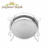 China 30x20cm Stainless Steel Barbecue Charcoal Grill Round Mini Folding for sale