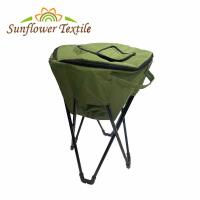 China 44x70cm Oxford Fabric Portable Camping Cooler Bucket with Aluminum Foil Insulation for sale