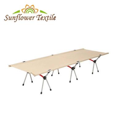 China 190x65x38cm 600D Cationic Oxford Foldable Camping Bed Outdoor Military Folding Cot for sale