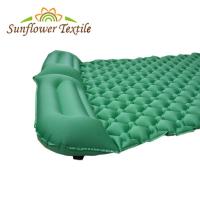 China 200x122x7cm Milk Silk Foldable Camping Bed Self Inflating Sleeping Pad for sale
