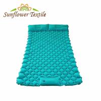 China 200x122x7cm Milk Silk Foldable Camping Bed Self Inflating Sleeping Pad for sale