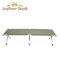 China Steel Pipe Oxford Folding Camping Bed 190x64x42cm 150kg Capacity Outdoor Sleeping Bed for Adults for sale