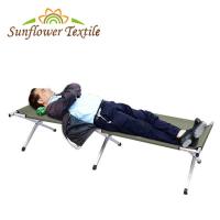 China Steel Pipe Oxford Folding Camping Bed 190x64x42cm 150kg Capacity Outdoor Sleeping Bed for Adults for sale