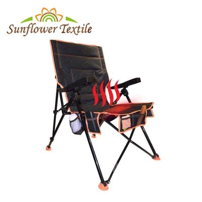 China 58x89x100cm 600D Oxford Cloth Outdoor Folding Heated Chair Camping Fishing Chair for sale