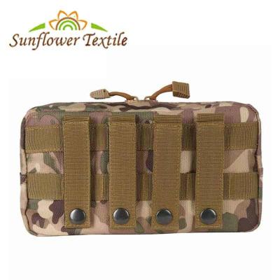 China Molle Tactical Utility Pouch 23x8x13cm 600D Polyester for Outdoor Camping Hiking for sale