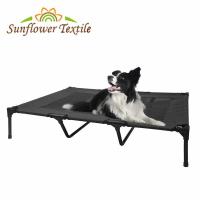 China 61x46x18cm Oxford Fabric Elevated Dog Bed with 22mm Steel Pipe Orthopedic Pet Cot for sale