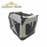 China 600D Polyester Outdoor Pet Gear With PVC Portable Soft Pet Carrier Crate for sale