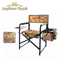 China Outdoor Folding Heated Camping Chair with USB Charging and 3-Heat Settings 225 lb Capacity for sale