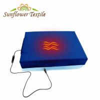 China Heated Stadium Seat Cushion Waterproof Memory Foam 50x38x8cm 3 Heat Settings USB for sale