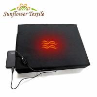 China Heated Stadium Seat Cushion Waterproof Memory Foam 50x38x8cm 3 Heat Settings USB for sale