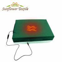 China Heated Stadium Seat Cushion Waterproof Memory Foam 50x38x8cm 3 Heat Settings USB for sale