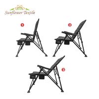 China Heated Folding Camping Chair 600D Waterproof Oxford Cloth 58x89x100cm Outdoor Fishing Beach for sale