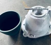 China Silver Aluminum Rotomolding Mould for Plastic Flower Pots & Planter Boxes - Custom Sizes Available with 1 Set MOQ for sale