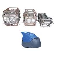 China Custom Rotational Molding Floor Washer Casing with 4-6mm Wall Thickness and 10,000 Shot Mould Life for sale