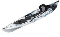 China Custom Rotational Molded Kayak 12ft Length 300lb Capacity with Adjustable Seat and Skeg Tracking System for sale