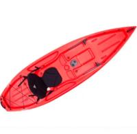 China 12 Foot Custom Color Skegged Flat Bottom Kayak with 300 lb Capacity and Adjustable Footrests for sale
